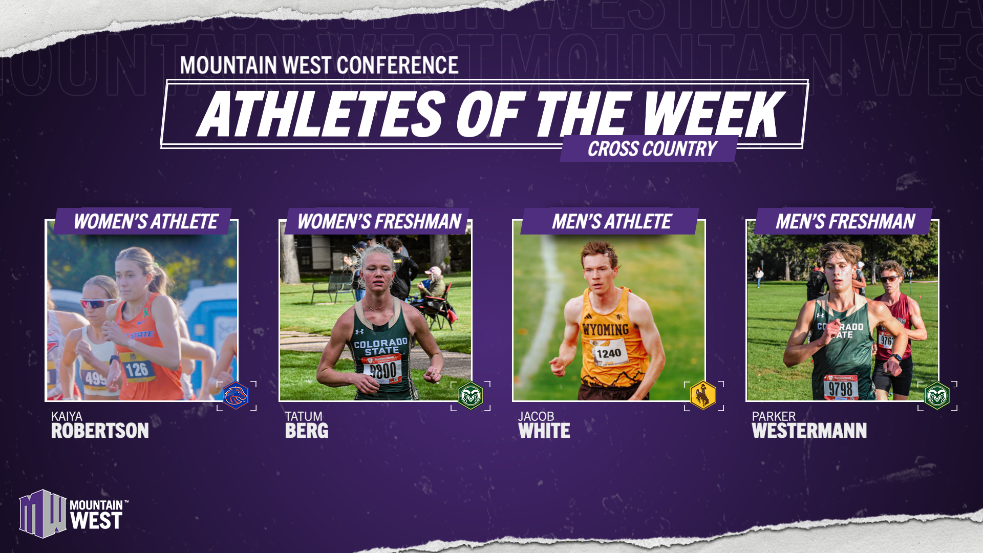 Mountain West Cross Country Athletes of the Week – Oct. 7 – Mountain ...