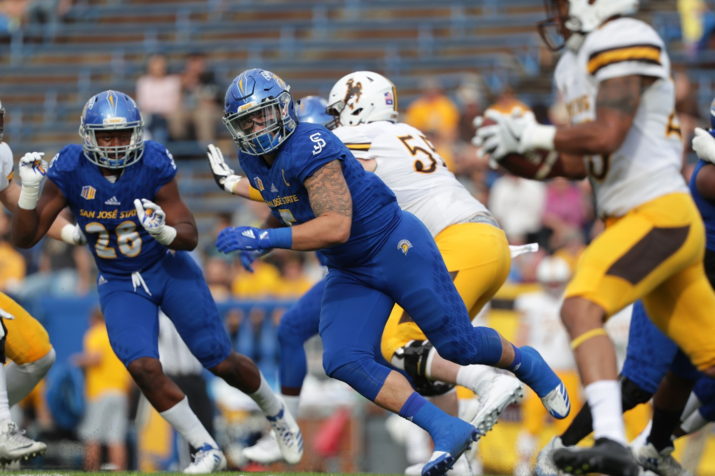 SJSU Alum Frank Ginda Named USFL Defensive Player of the Year ...